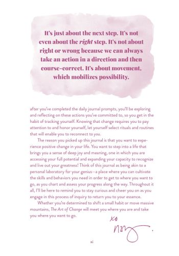 The Art of Change, A Guided Journal