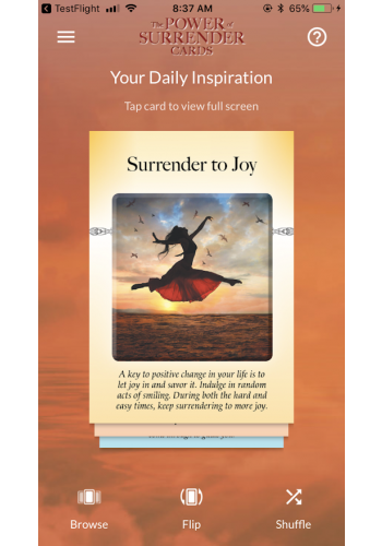 The Power of Surrender Cards App